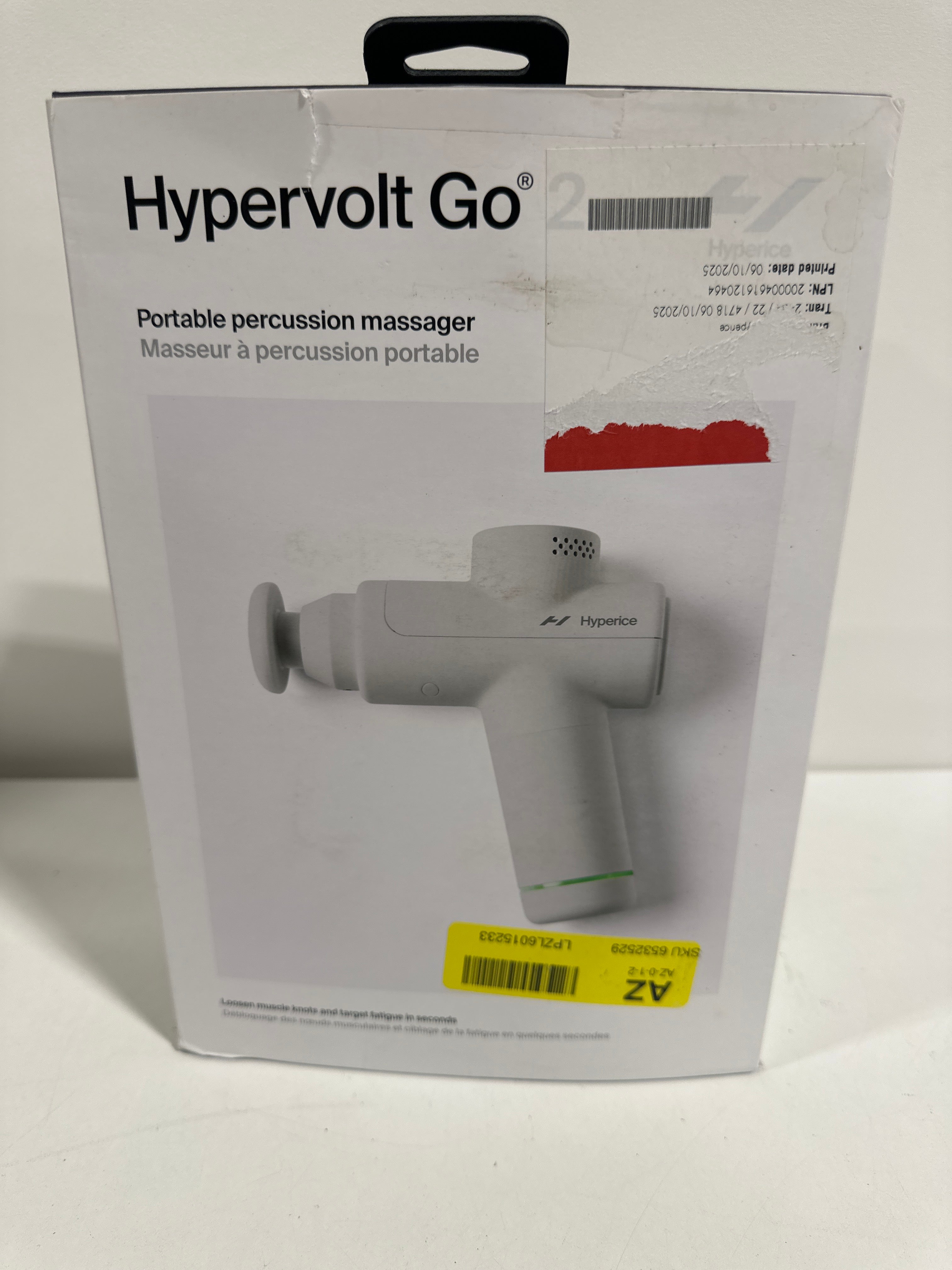 Used Hyperice Hypervolt Go 2 Full Body Massage Gun Arctic Gray – Branzoe Retail Outlet