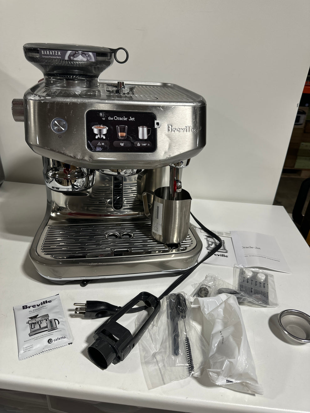 Scratch & Dent Breville Oracle Jet Espresso Machine with Frother & Cof ...