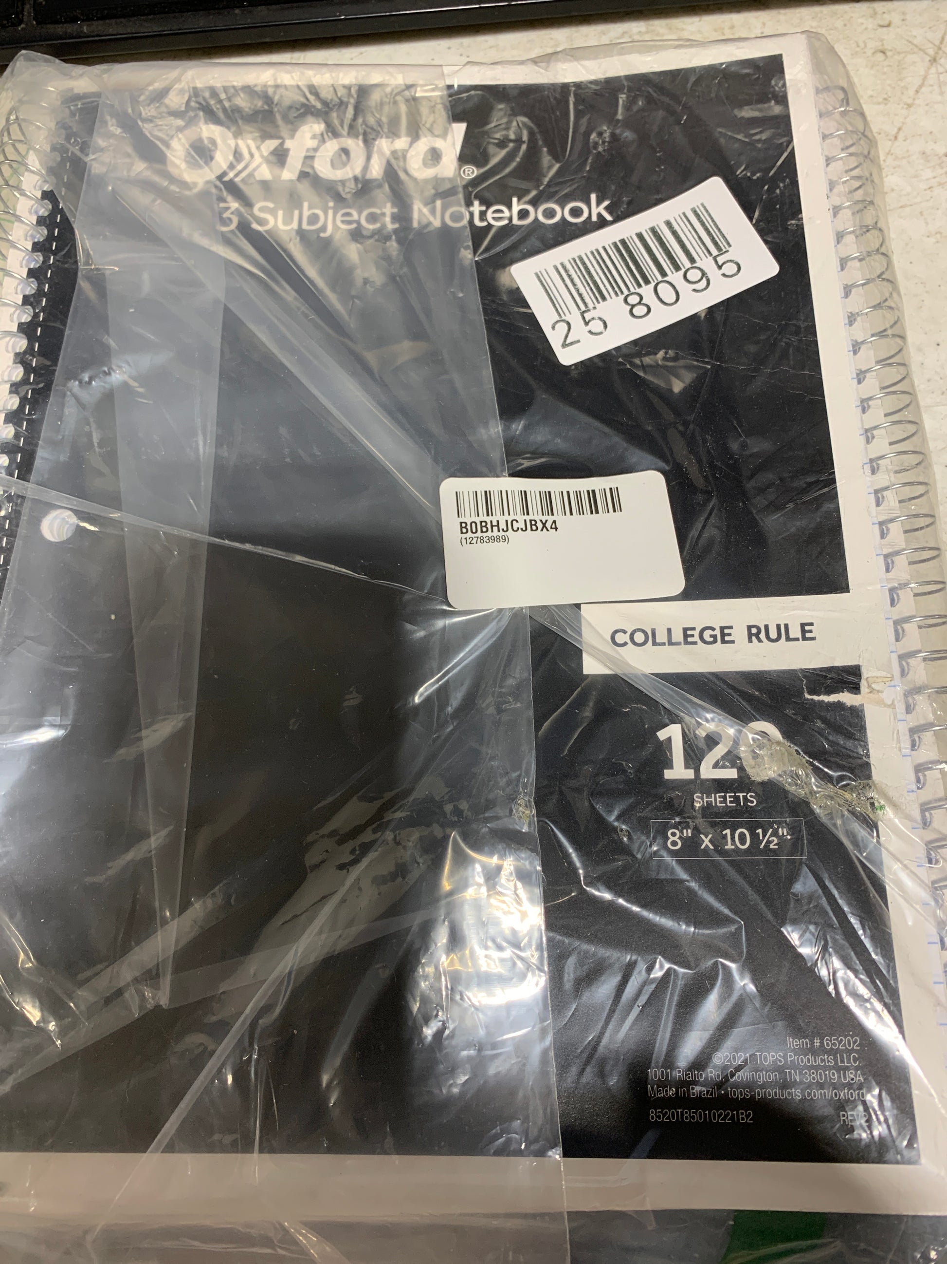 Oxford Spiral Notebook 3 Pack, 3 Subject Journal – Branzoe Retail Outlet